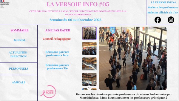 La Versoie INFO #05 | Genially