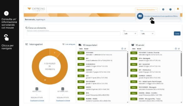 IT #12.02 - simulatore - luogo di spedizione e destinazione | Genially