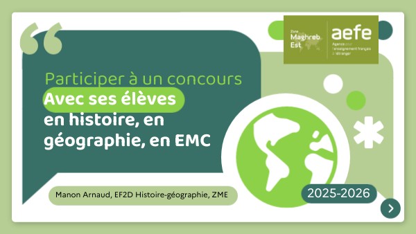 Concours et appels à projets HG-EMC 2025-26 | Genially