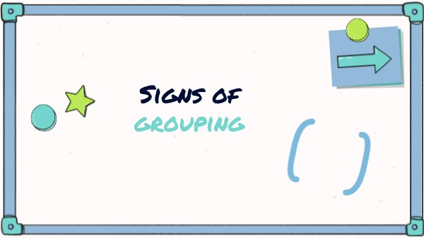 Grouping symbols | Genially