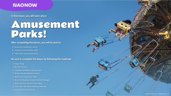 Pre-Level 1 - Amusement Parks | Genially