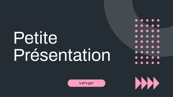 Petite Présentation | Genially