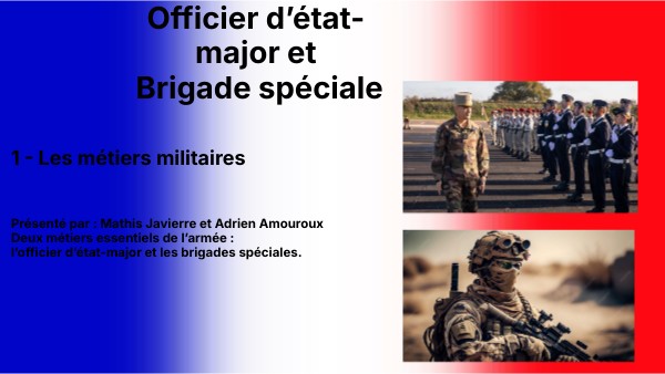 Présentation des métiers | Genially