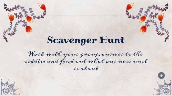 Scavenger Hunt unit 2 1ère G | Genially