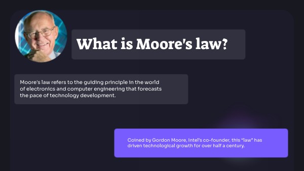 What is Moore's law? | Genially