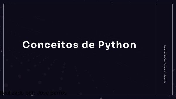 Conceitos de Python | Genially