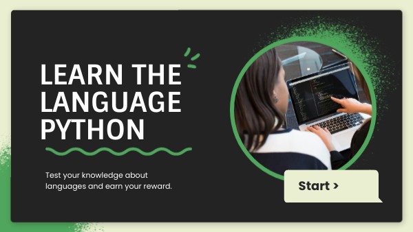 LEARN THE LANGUAGE PYTHON | Genially