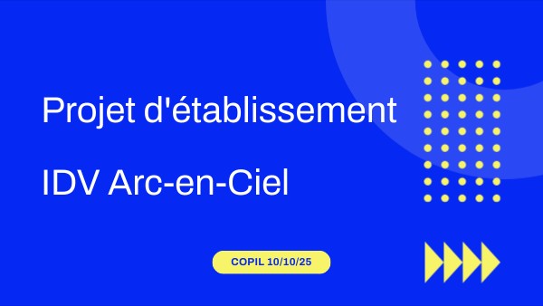 Projet d'établissement | Genially