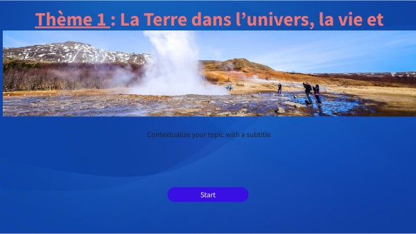 Genially_copy - Spécialité SVT première Le modèle Thermique de la Terre | Genially