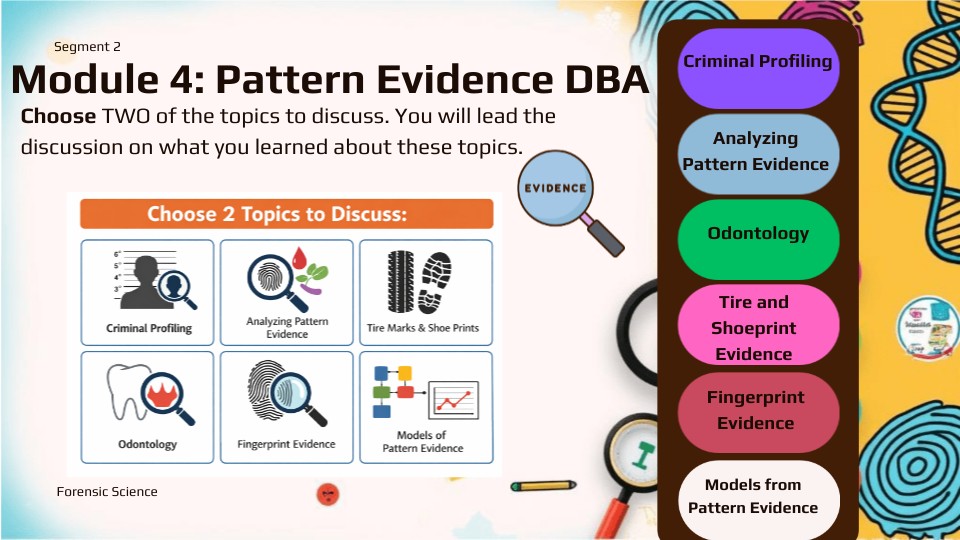 Module 4: Pattern Evidence DBA | Genially