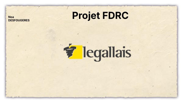 Projet FDRC | Genially