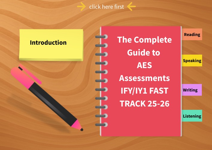 25-26 - FAST TRACK UG (ACP/ACEonly) Complete Guide to AES Assessments ...