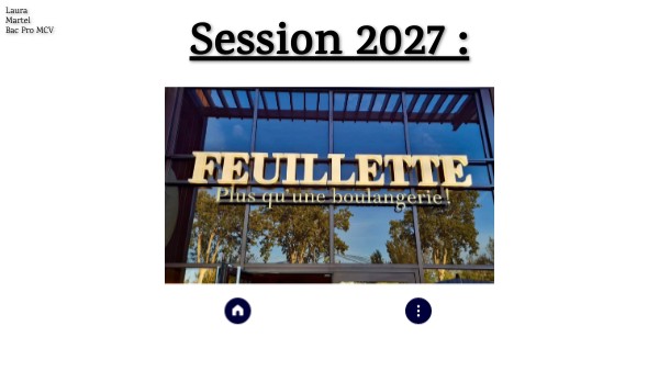 Session 2027 : | Genially