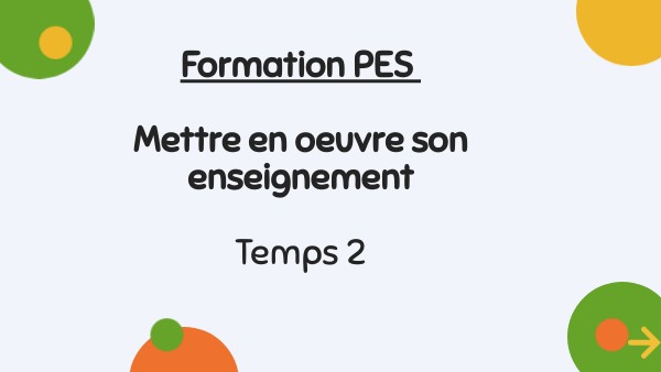 PES temps 2 | Genially