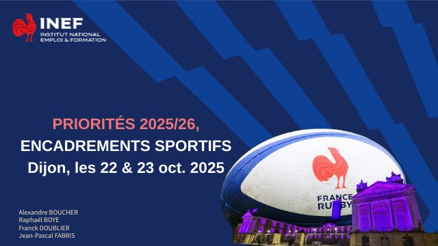 INEF_2025-26_priorités encadrements sportifs | Genially