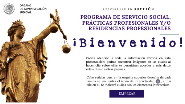 Curso de Inducción de PP, SS Y RP DEL OAJ FORÁNEO | Genially