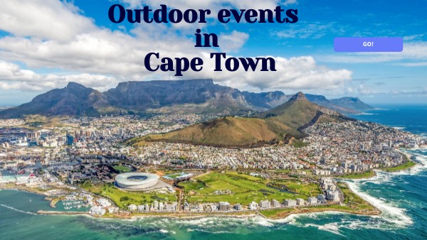 Outdoor events in Cape Town | Genially