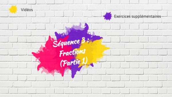 6. Séquence 3. Fractions (Partie 1) | Genially