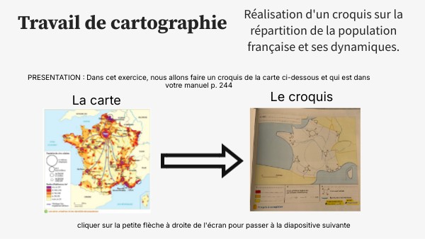 Travail de cartographie | Genially