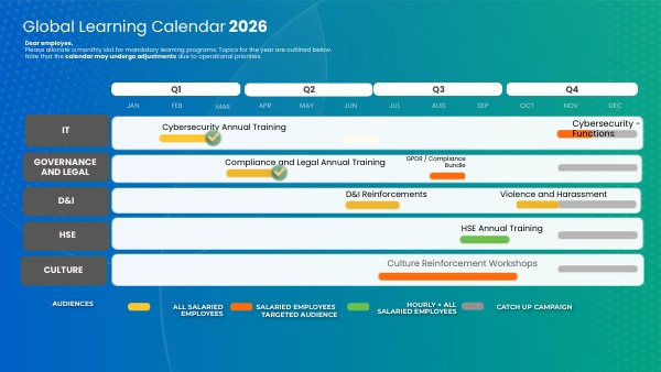 2026 - Global Learning Calendar | Genially