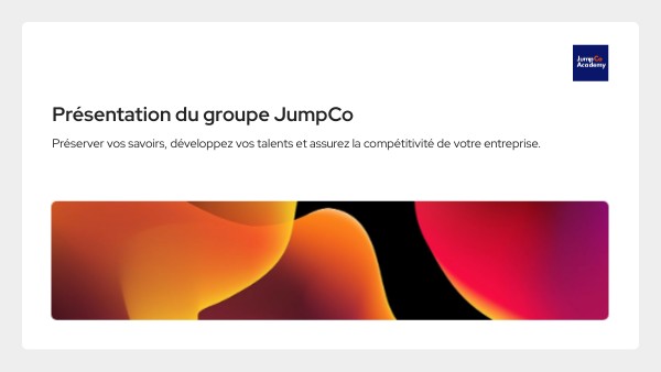 Présentation du groupe JumpCo | Genially