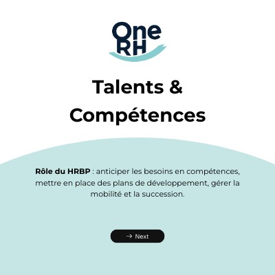 Talents & Compétences | Genially