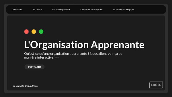 L'Organisation Apprenante | Genially