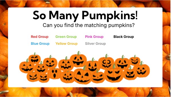 So Many Pumpkins! | Genially