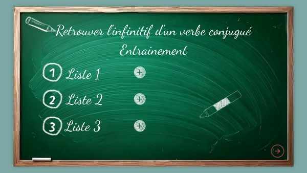 Retrouver l'infinitif d'un verbe conjugué | Genially