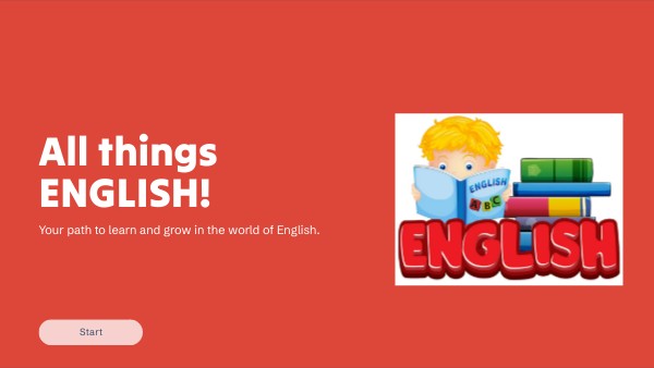 All things ENGLISH! | Genially