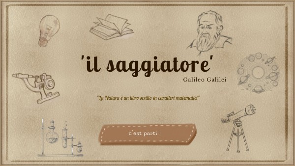'il saggiatore' | Genially