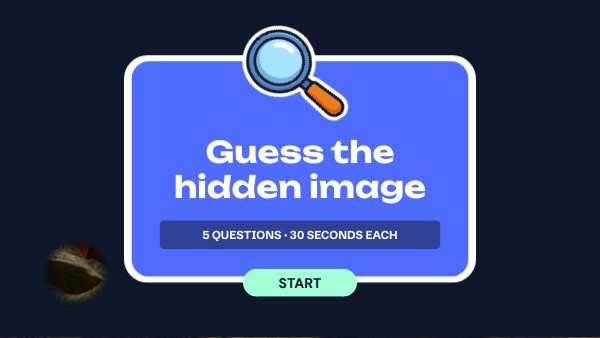Guess the hidden image | Genially