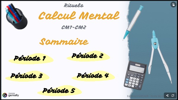 Calcul mental | Genially