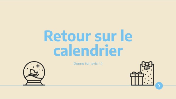 Retour sur le calendrier | Genially