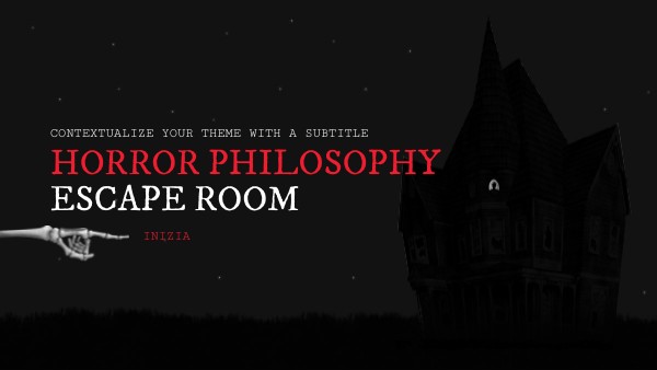 Horror Escape room | Genially