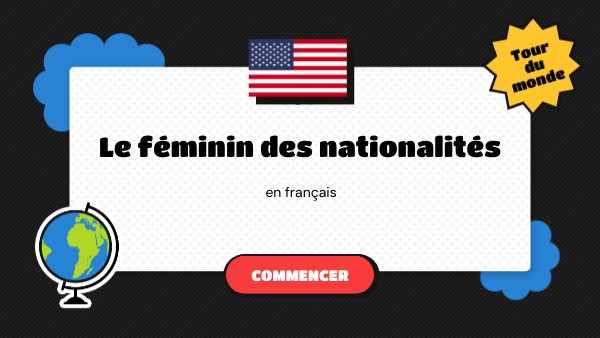Féminin des nationalités | Genially