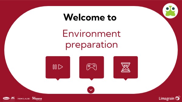 Welcome : Environment preparation | Genially