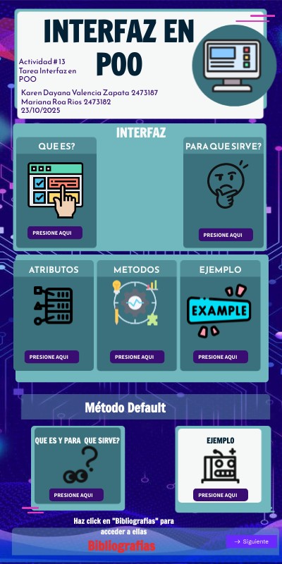 Interfaz en POO | Genially