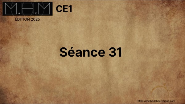 Séance 31 | Genially