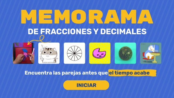 MEMORAMA FRACCIONES | Genially