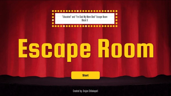 Escape Room | Genially