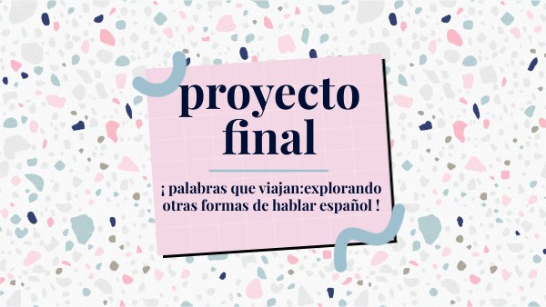 proyecto final | Genially