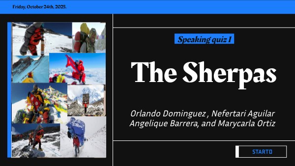 The Sherpas | Genially