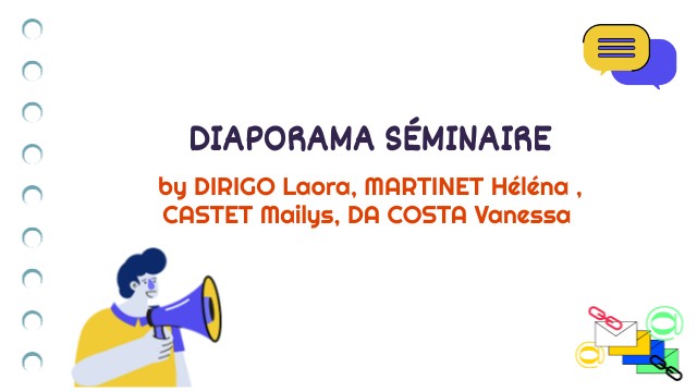 DIAPORAMA SéMINAIRE | Genially
