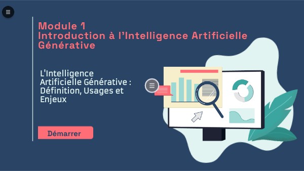 Module 1 Introduction à l'Intelligence Artificielle Générative | Genially