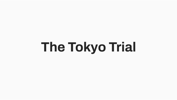 The tokyo trial | Genially