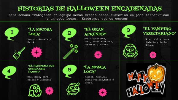 HISTORIAS DE HALLOWEEN ENCADENADAS | Genially
