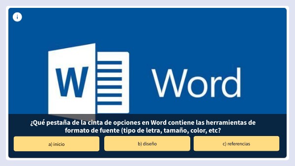 ¿Qué pestaña de la cinta de opciones en Word contiene las herramientas ...