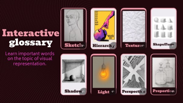 Interactive glossary | Genially