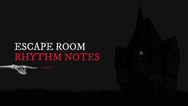 Escape room rhythm notes | Genially
